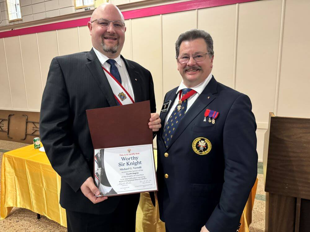 MILTON HNIGHTS OF COLUMBUS has 3 members promoted to 4th degree ...